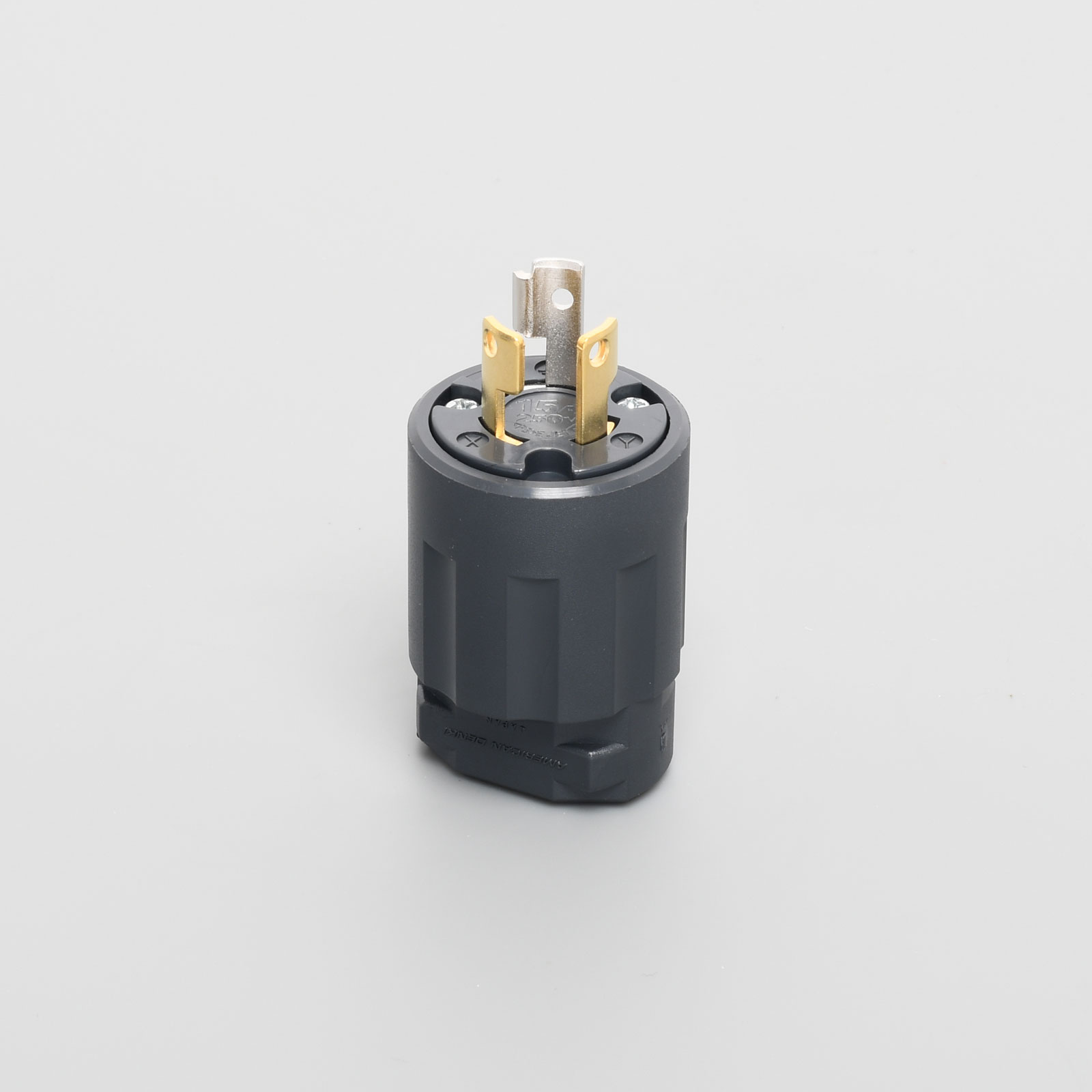 3122N 2-Pole 3-Wire Grounding 15A 250V (NEMA L6-15) Plug (Nylon Housing ...