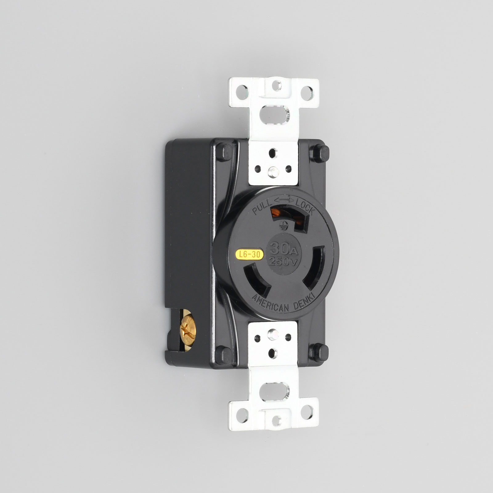 3320-L6 2-Pole 3-Wire Grounding 30A 250V (NEMA L6-30) Receptacle ...