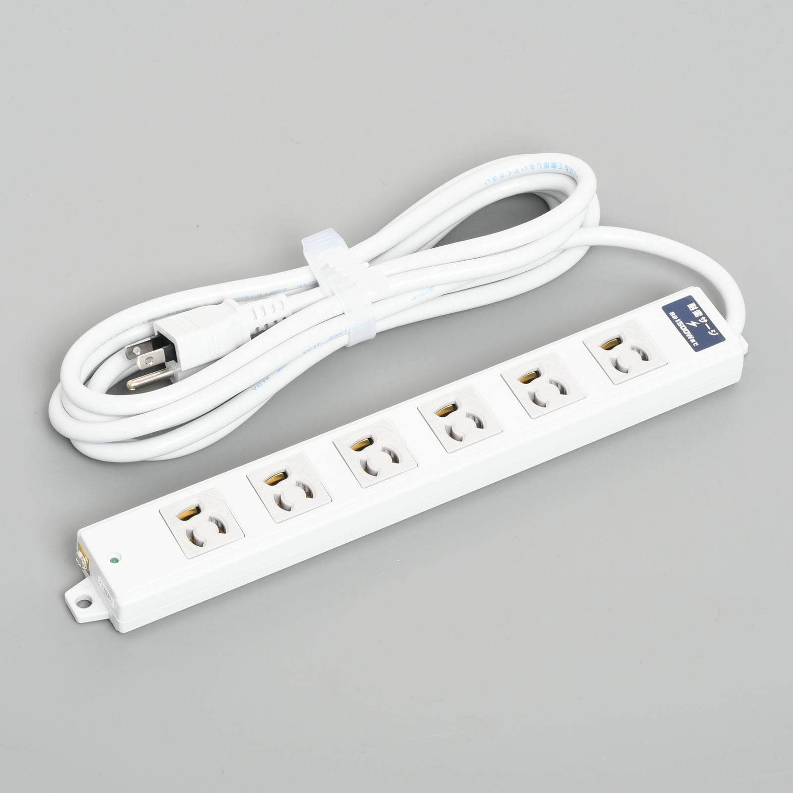 A8001LS 2-Pole 3-Wire Grounding 15A 125V General-purpose Power Strip, 6 ...