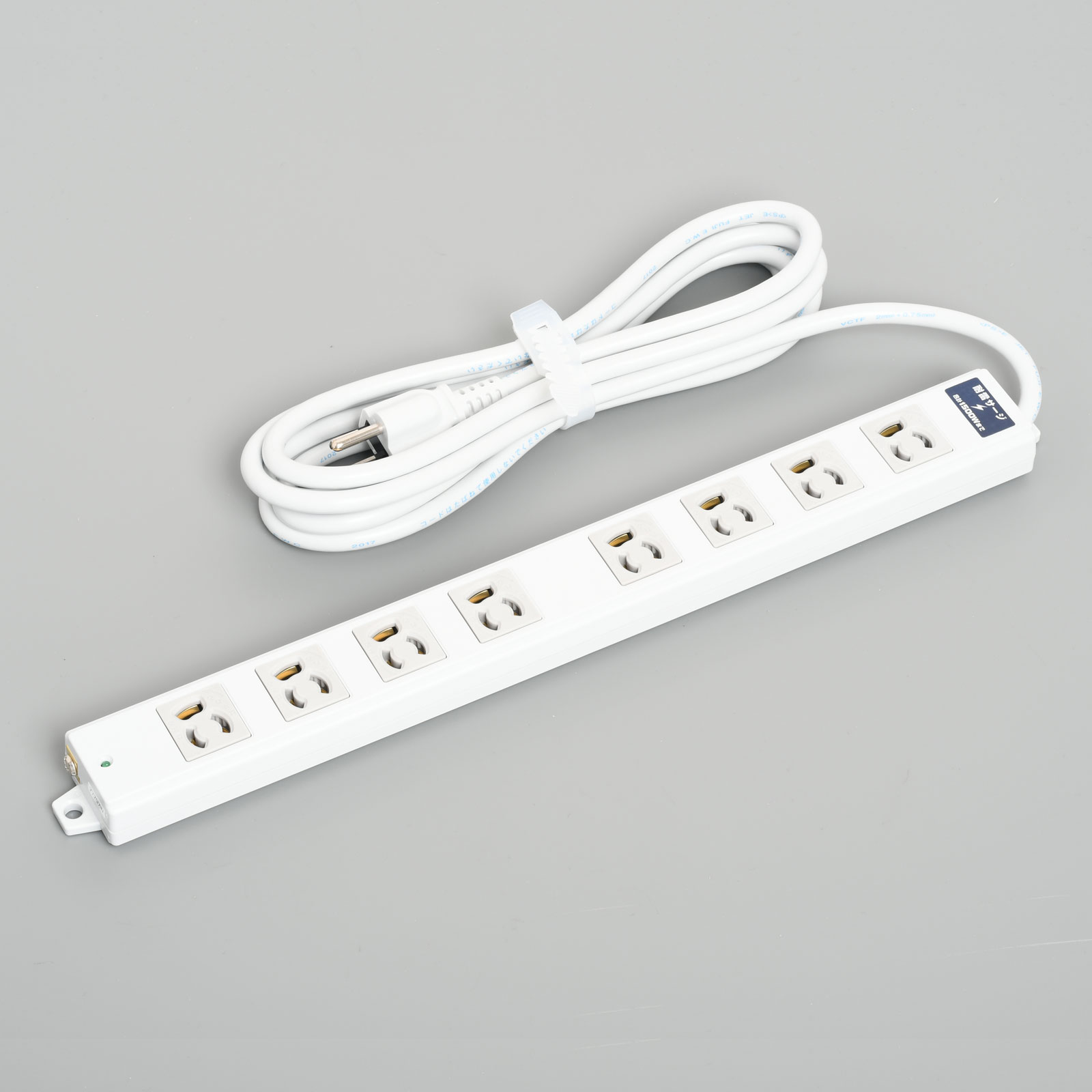 A8009LS 2-Pole 3-Wire Grounding 15A 125V General-purpose Power Strip, 8 ...