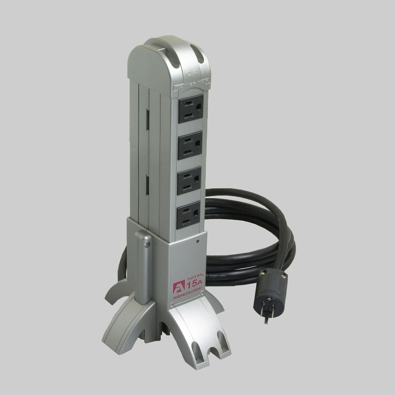 KC1030TXL 2-Pole 3-Wire Grounding 15A 125V Hyper Tower Tap | AMERICAN DENKI