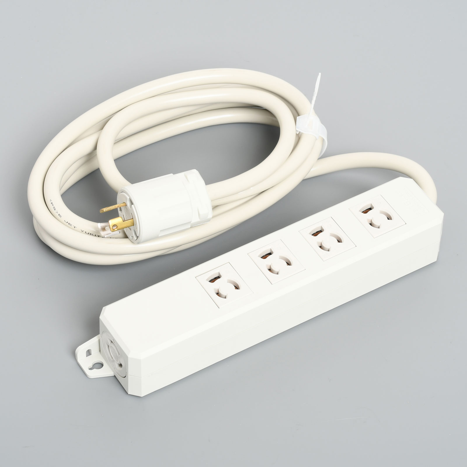 KC1135JT(3M) 2-Pole 3-Wire Grounding 15A 125V Jointing Power Strip, 4 ...